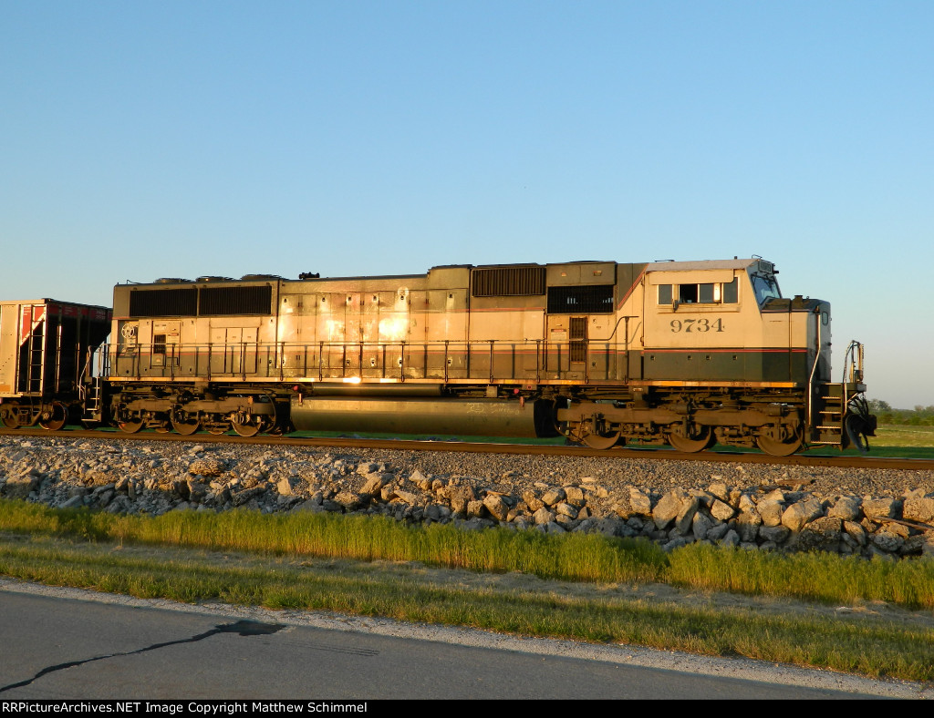 BNSF 9734 - DPU